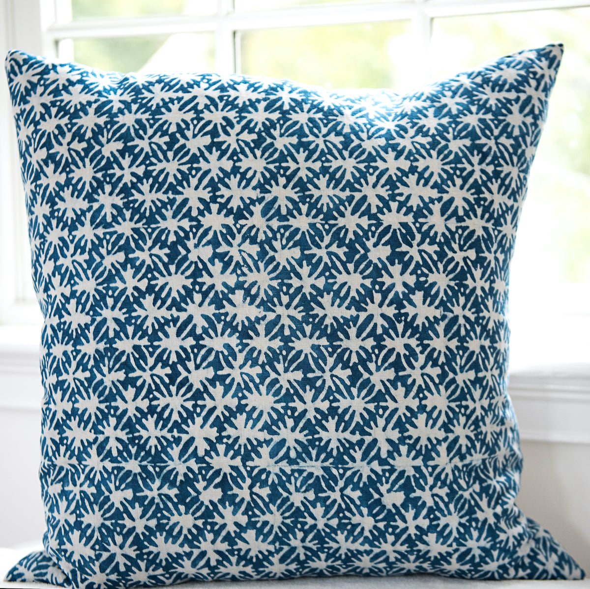 Avani Indigo Block Print Cushion – Kalyana Textiles